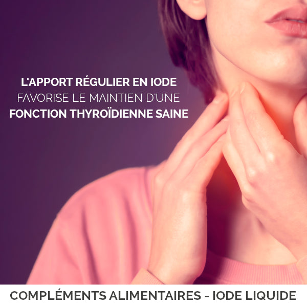 Iode liquide 1 goutte = 75 µg d'iode & 23 µg de potassium